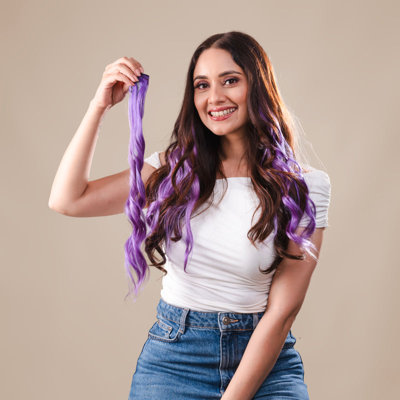 Lavender Haze Coloured Strands